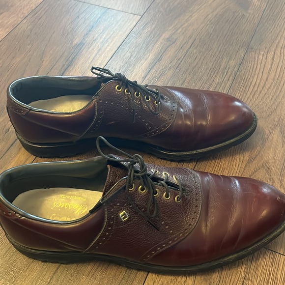 FootJoy | Shoes | Footjoy Classics Vintage Made In Usa 5 Burgundy Golf ...